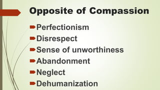 Self compassion & Relationship-Based Practice in Child Welfare | PPTX