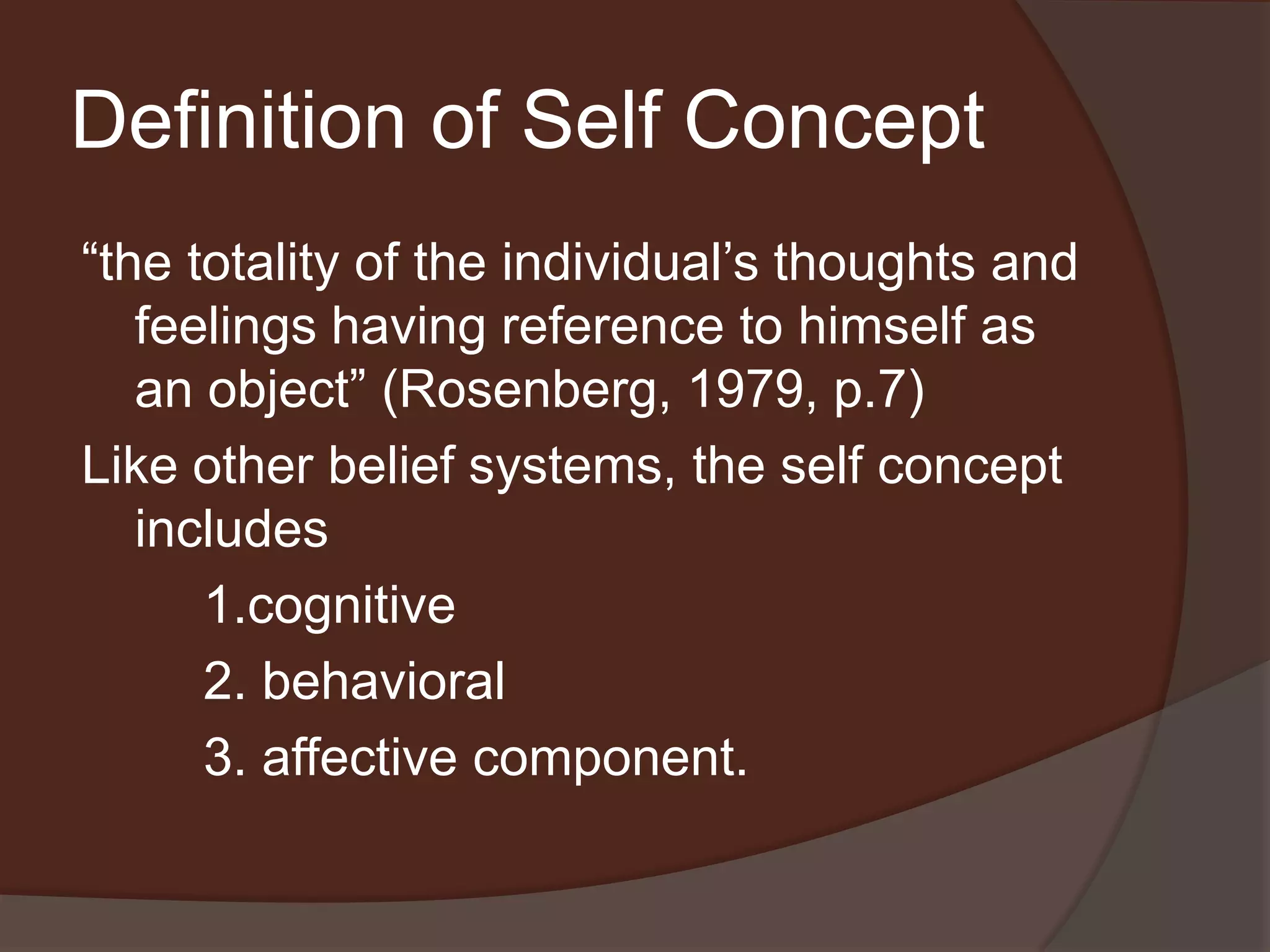 Self concept | PPTX