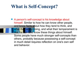 Self concept pp | PPT