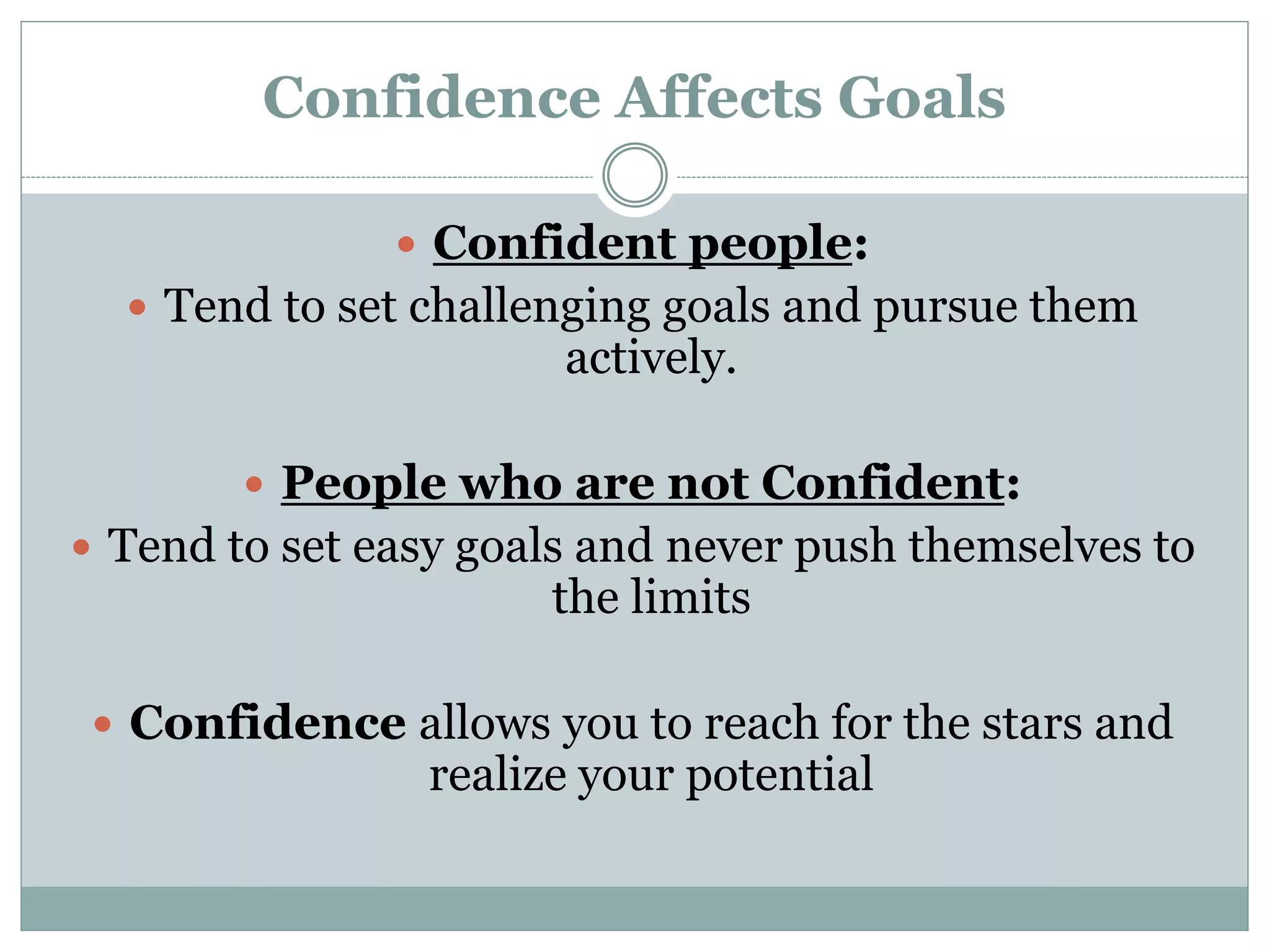 Self confidence | PPTX