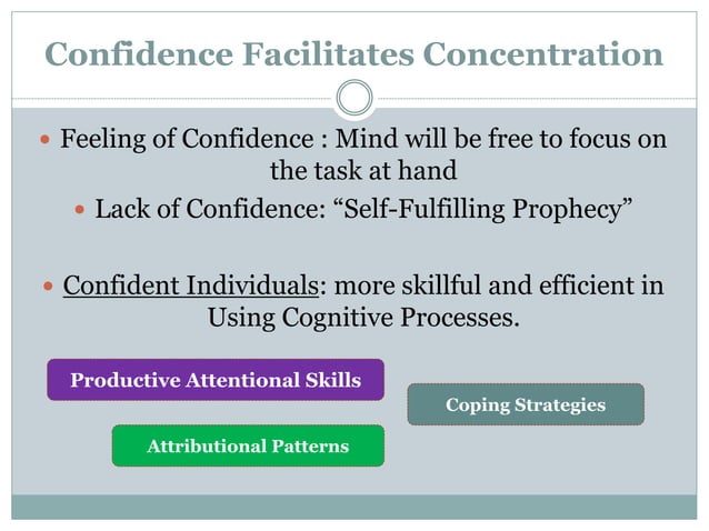 Self confidence | PPTX