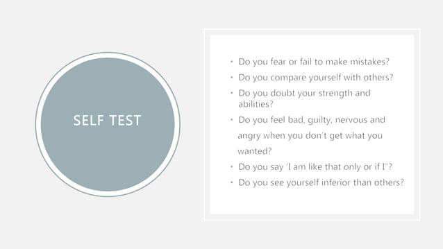 Self confidence | PPTX