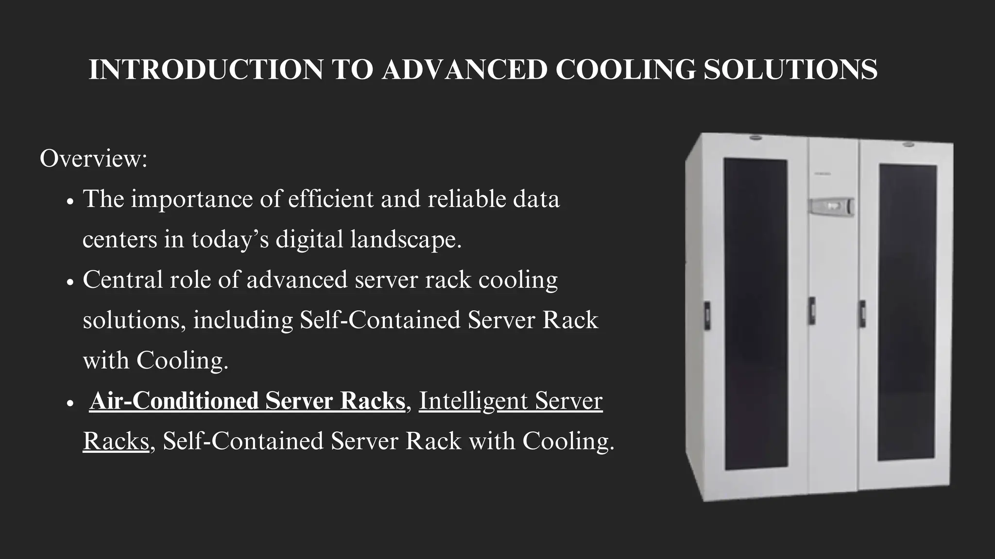Self-Contained Server Racks with Cooling A Game Changer for Data ...