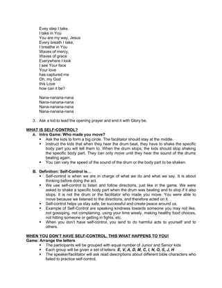 Self control 2010 | PDF | Christianity | Religion & Spirituality