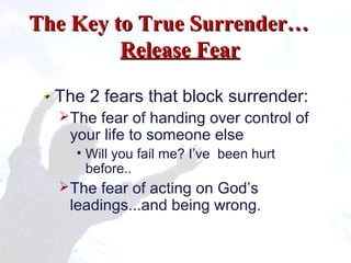 Self-Control vs Holy Spirit-Control | PPT