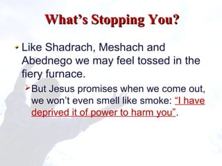 Self-Control vs Holy Spirit-Control | PPT