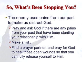 Self-Control vs Holy Spirit-Control | PPT