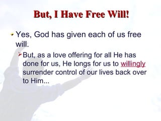 Self-Control vs Holy Spirit-Control | PPT