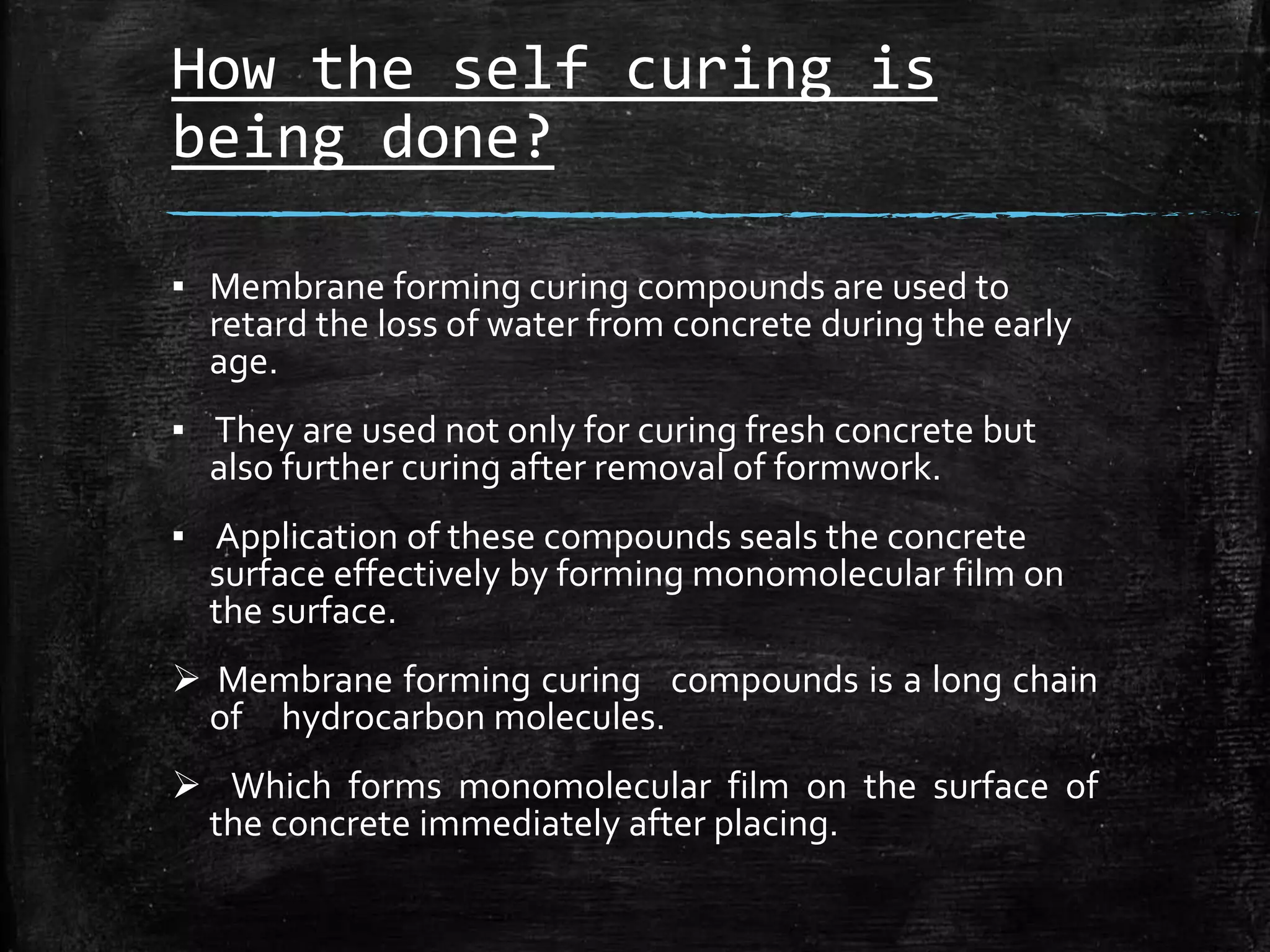 Self curing-concrete- | PPTX