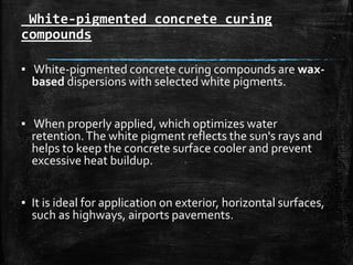 Self curing-concrete- | PPTX