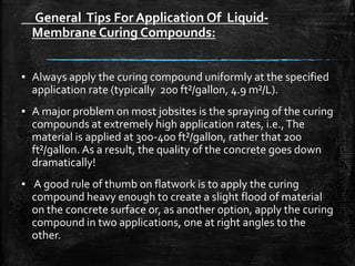 Self curing-concrete- | PPTX
