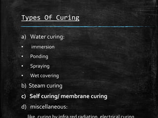 Self curing-concrete- | PPTX