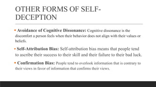 Self-Deception | PPTX
