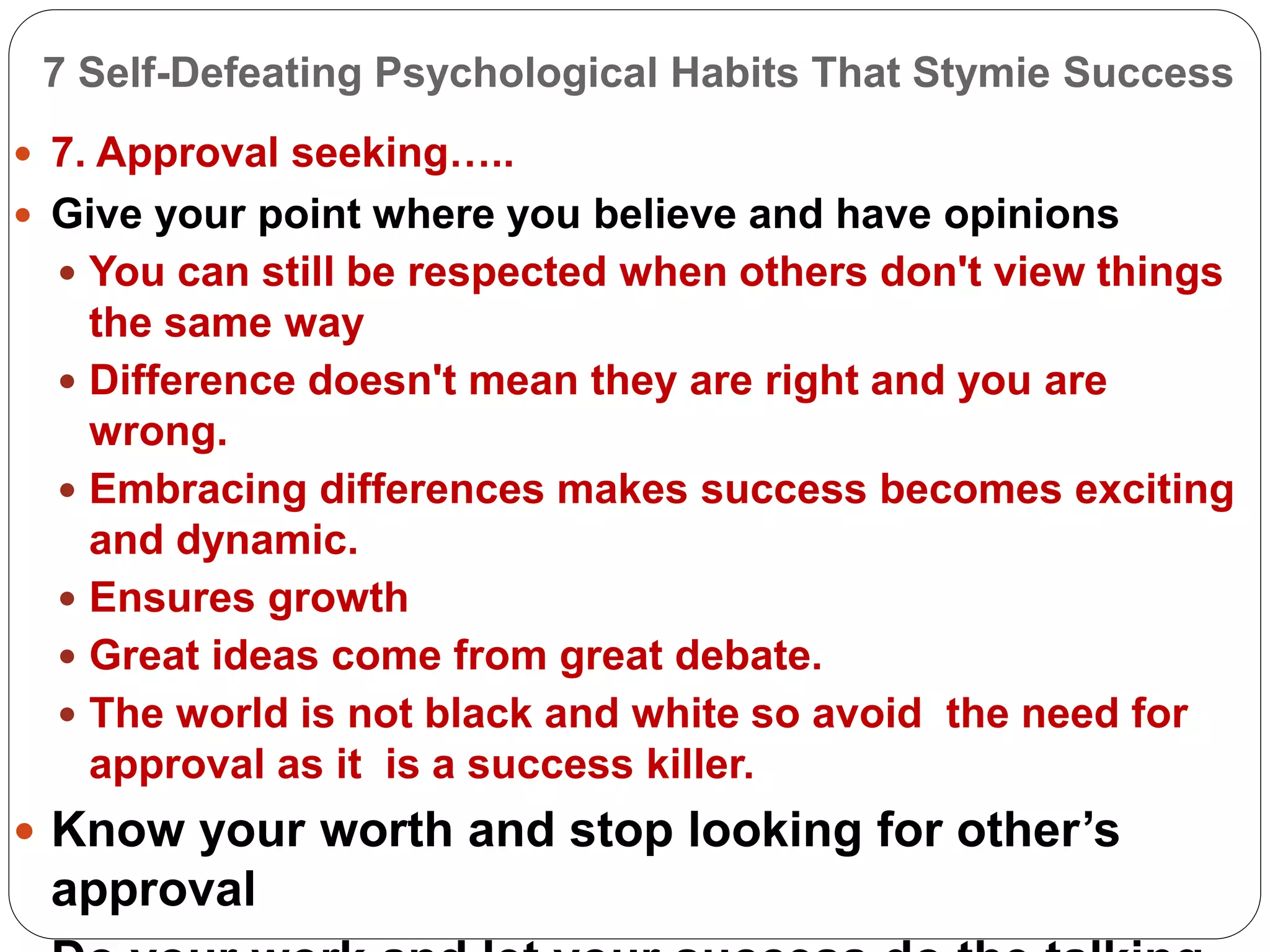 Self-Defeating Psychological Habits that Styiem Success.pptx