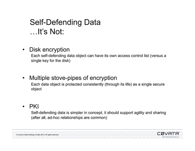 How does "Self-Defending Data" Work? | PPT