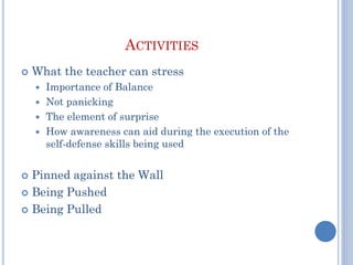Self defense | PPTX | Debated Sensitive Social Issues | Sensitive Topics