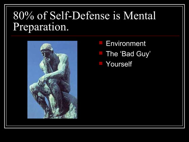 Self Defense Powerpoint Presentation | PPT