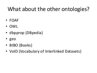 Self descriptiveness of RDF data | PPT