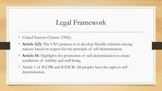 self-determination.public international law | PPTX