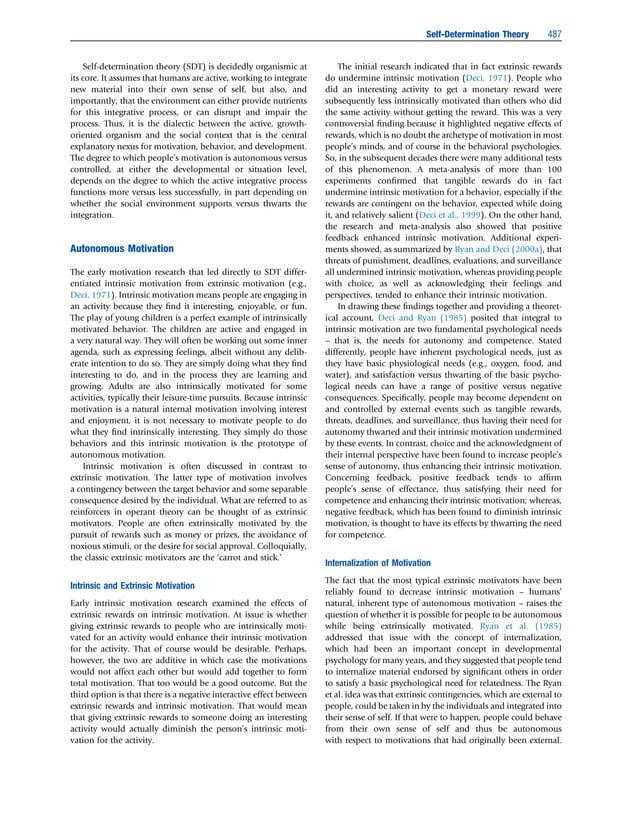 Self determination-theory | PDF | Science