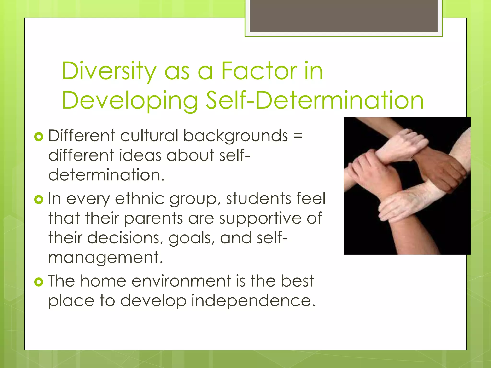 Self determination presentation | PPTX