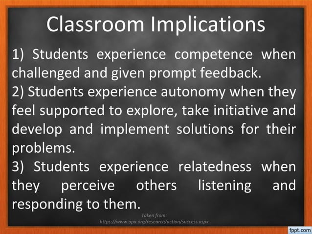 Self determination theory | PPT