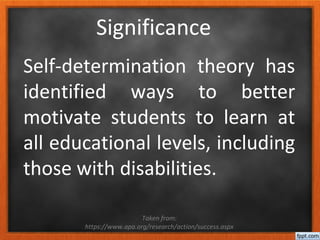 Self determination theory | PPT