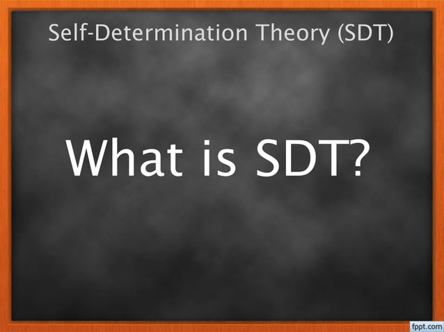 Self determination theory | PPT