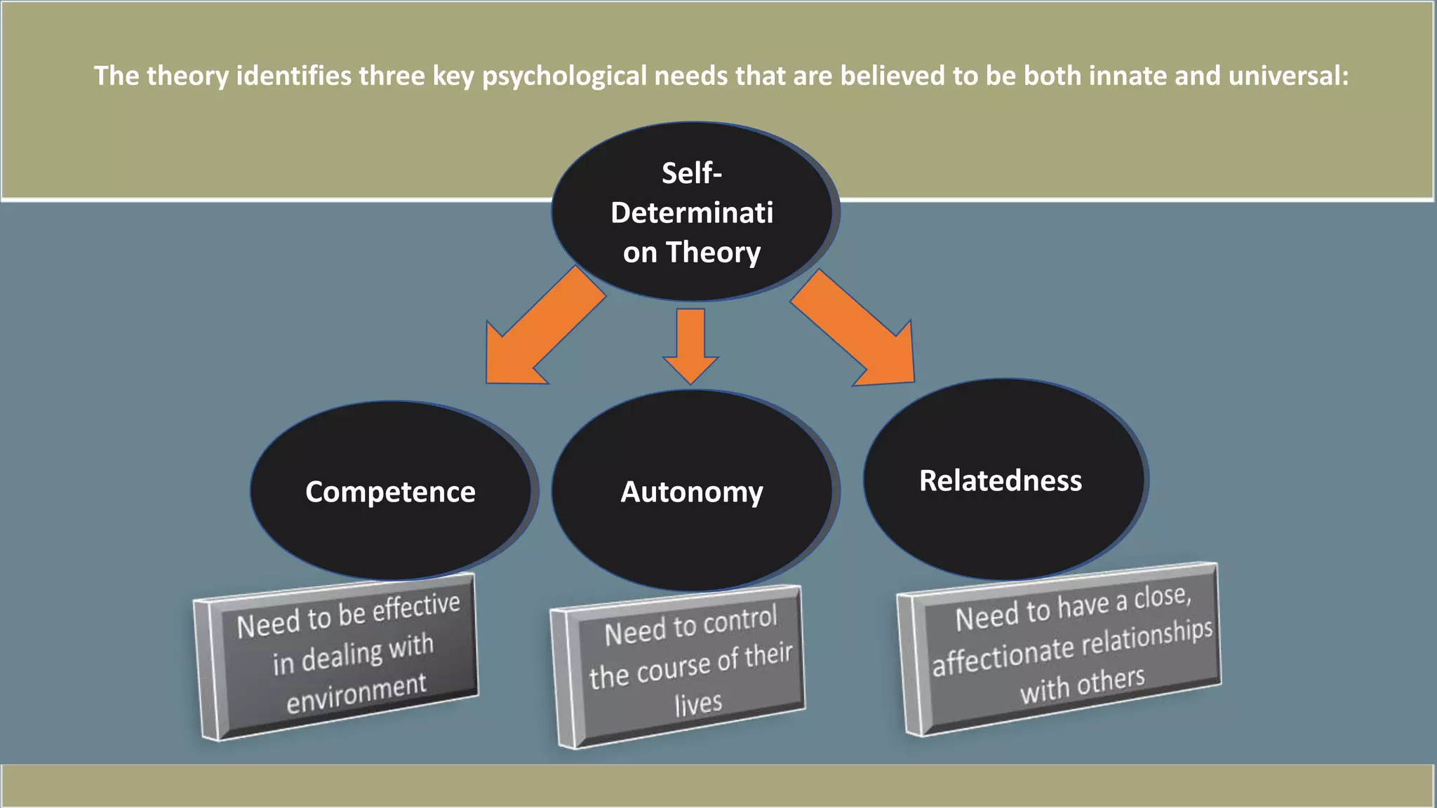 Self determination theory and goal setting theory | PPTX