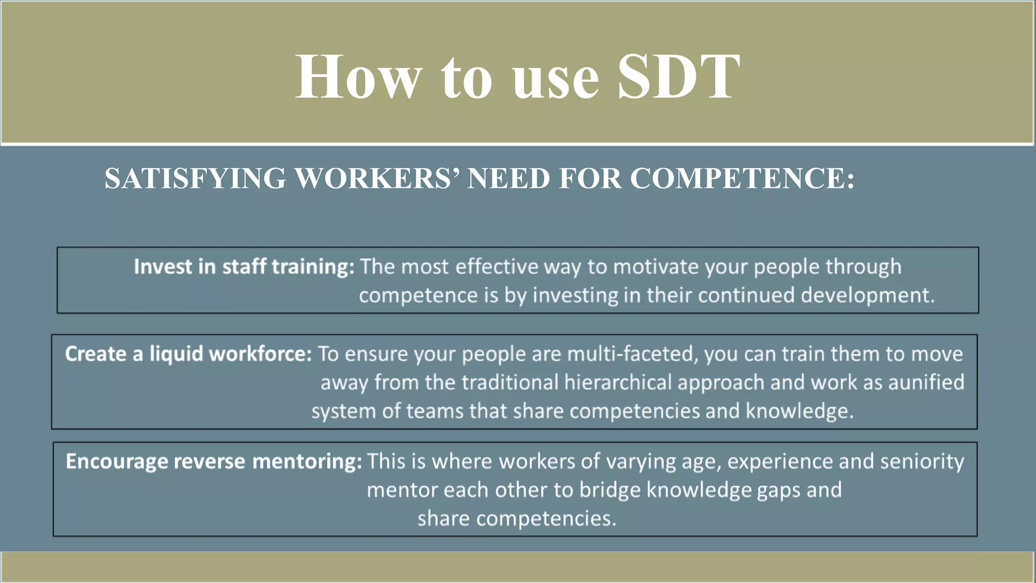Self determination theory and goal setting theory | PPTX