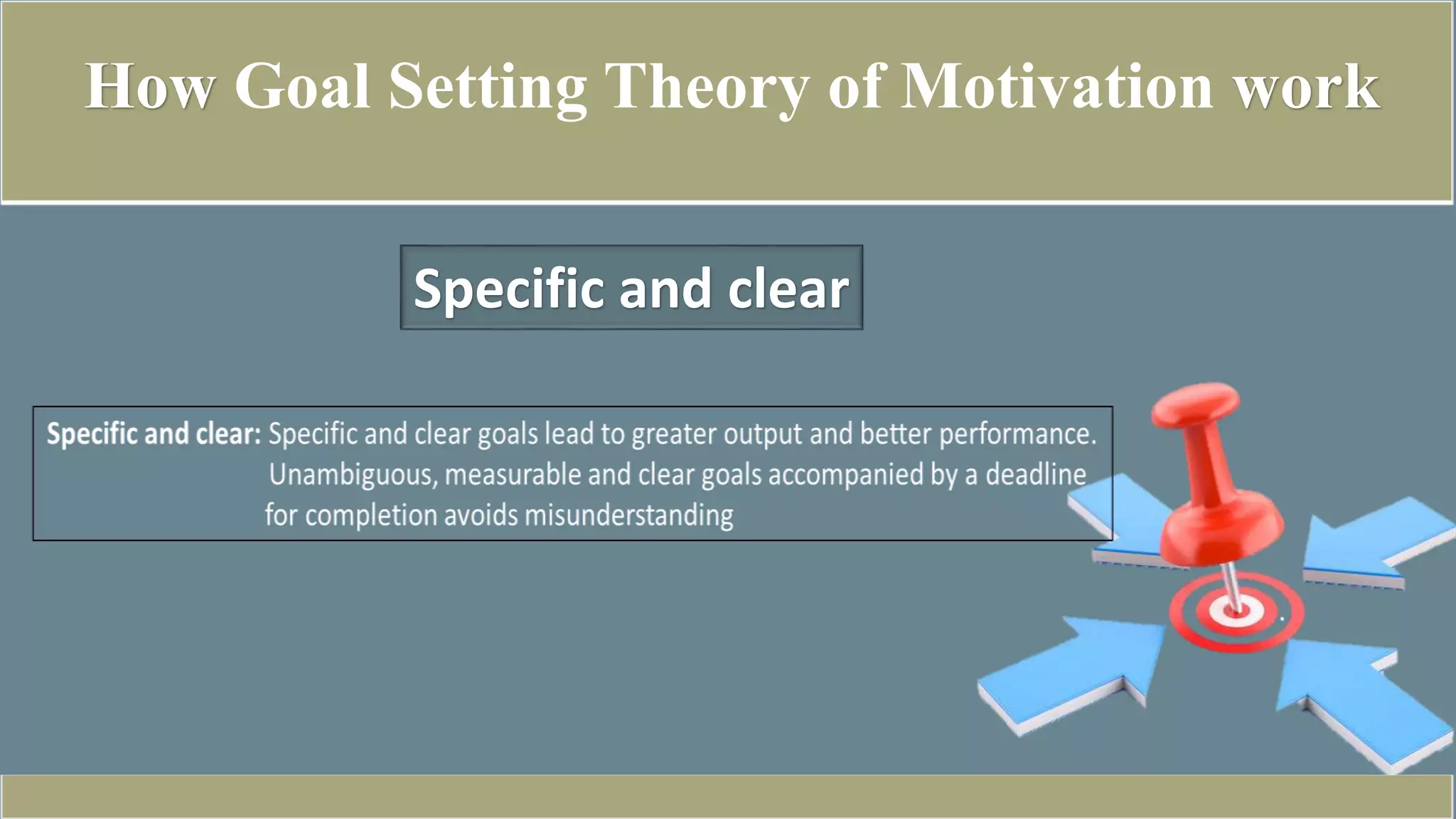 Self determination theory and goal setting theory | PPTX