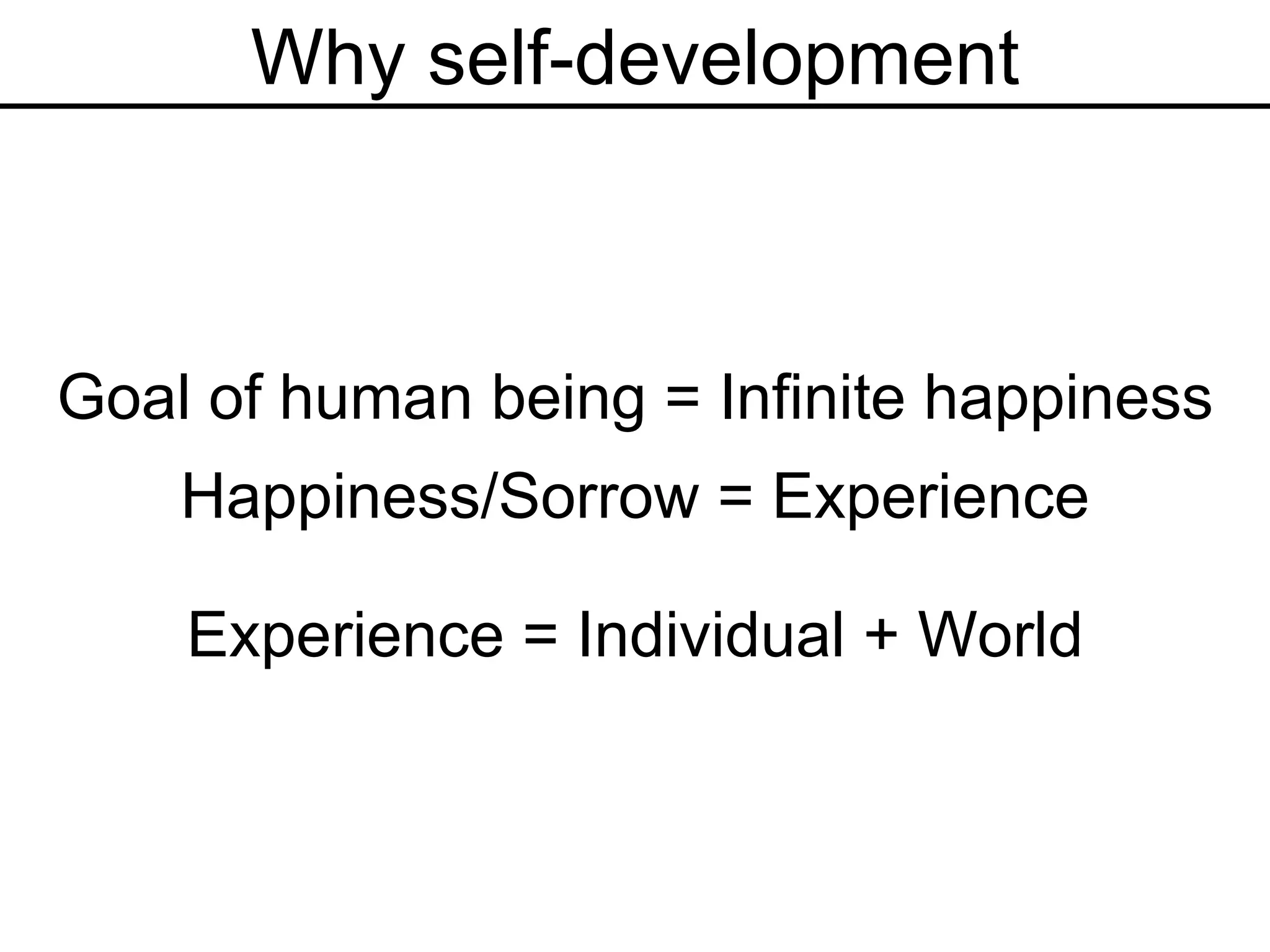 Self Development | PPT