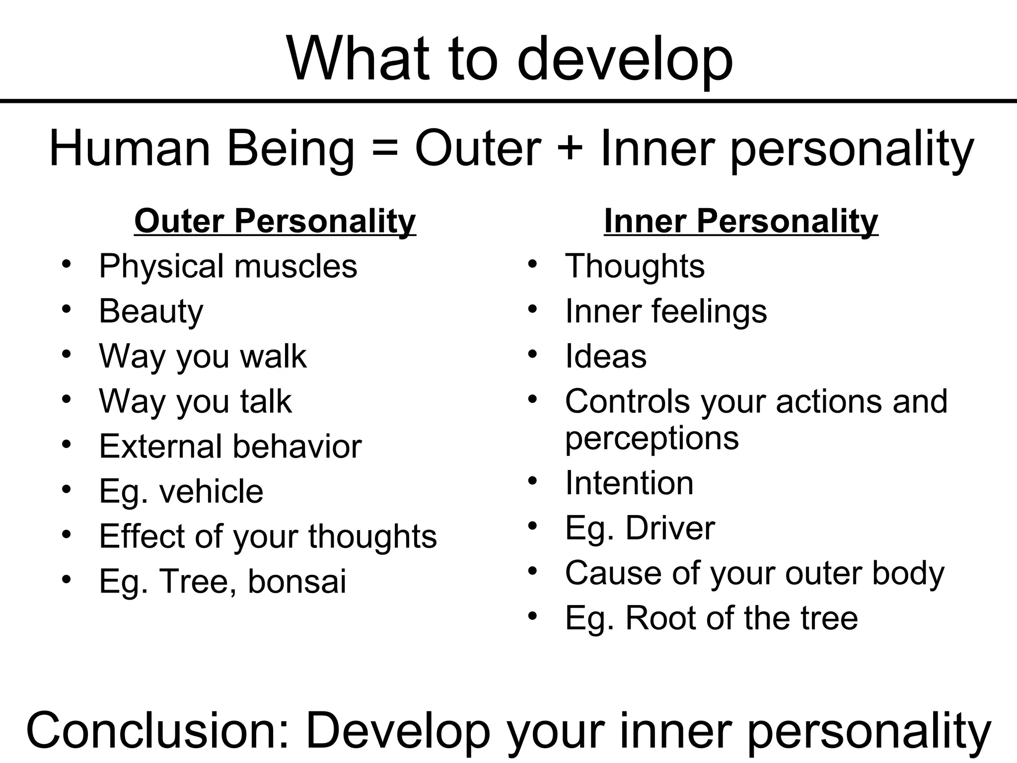 Self Development | PPT