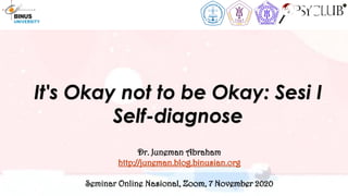 Self diagnose-diagnosis diri - perspektif sosial | PDF