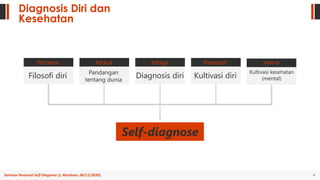 Self diagnose-diagnosis diri - perspektif sosial | PDF