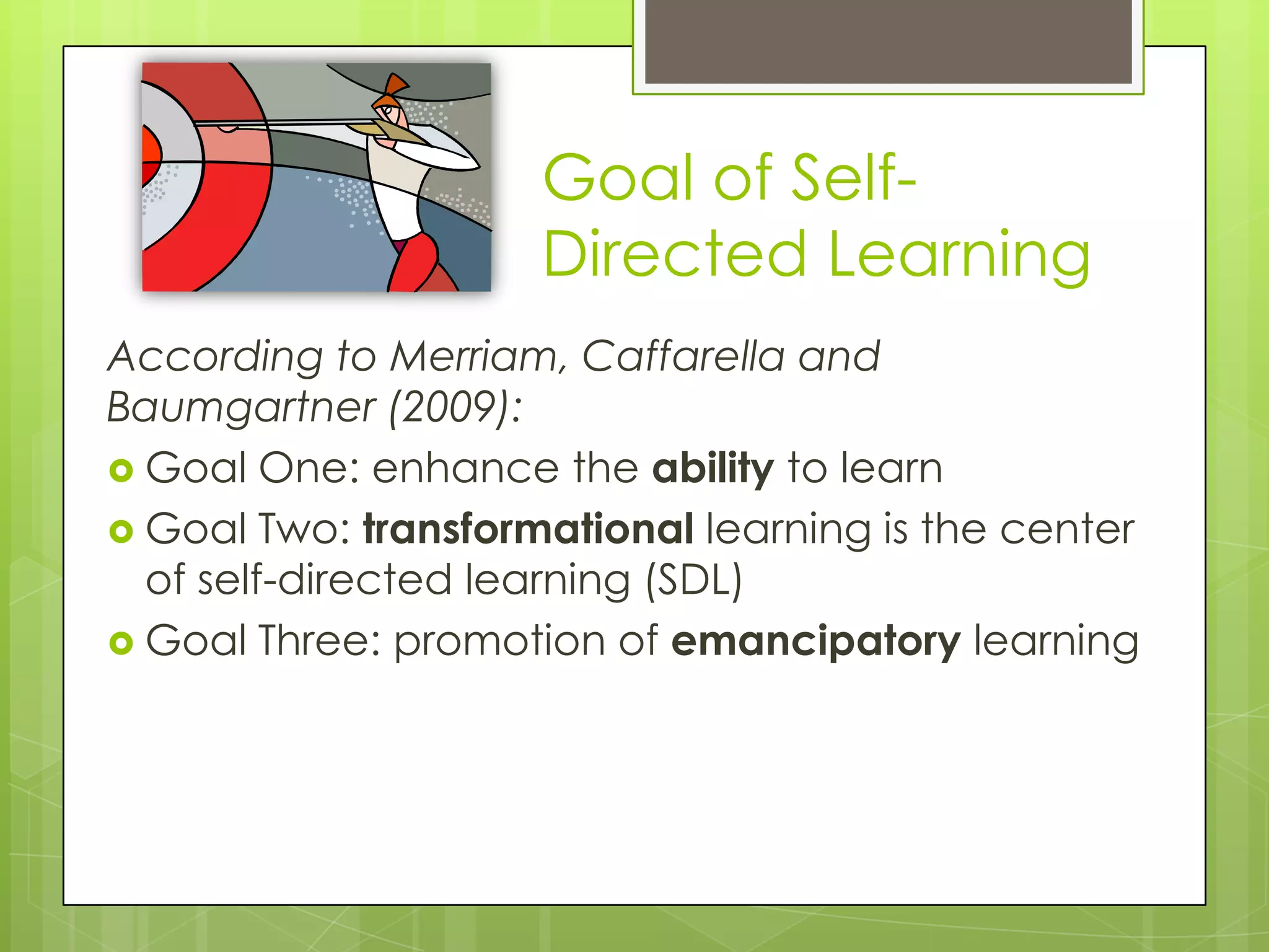 Self directed learning | PPT