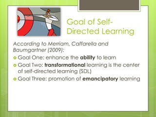 Self directed learning | PPS