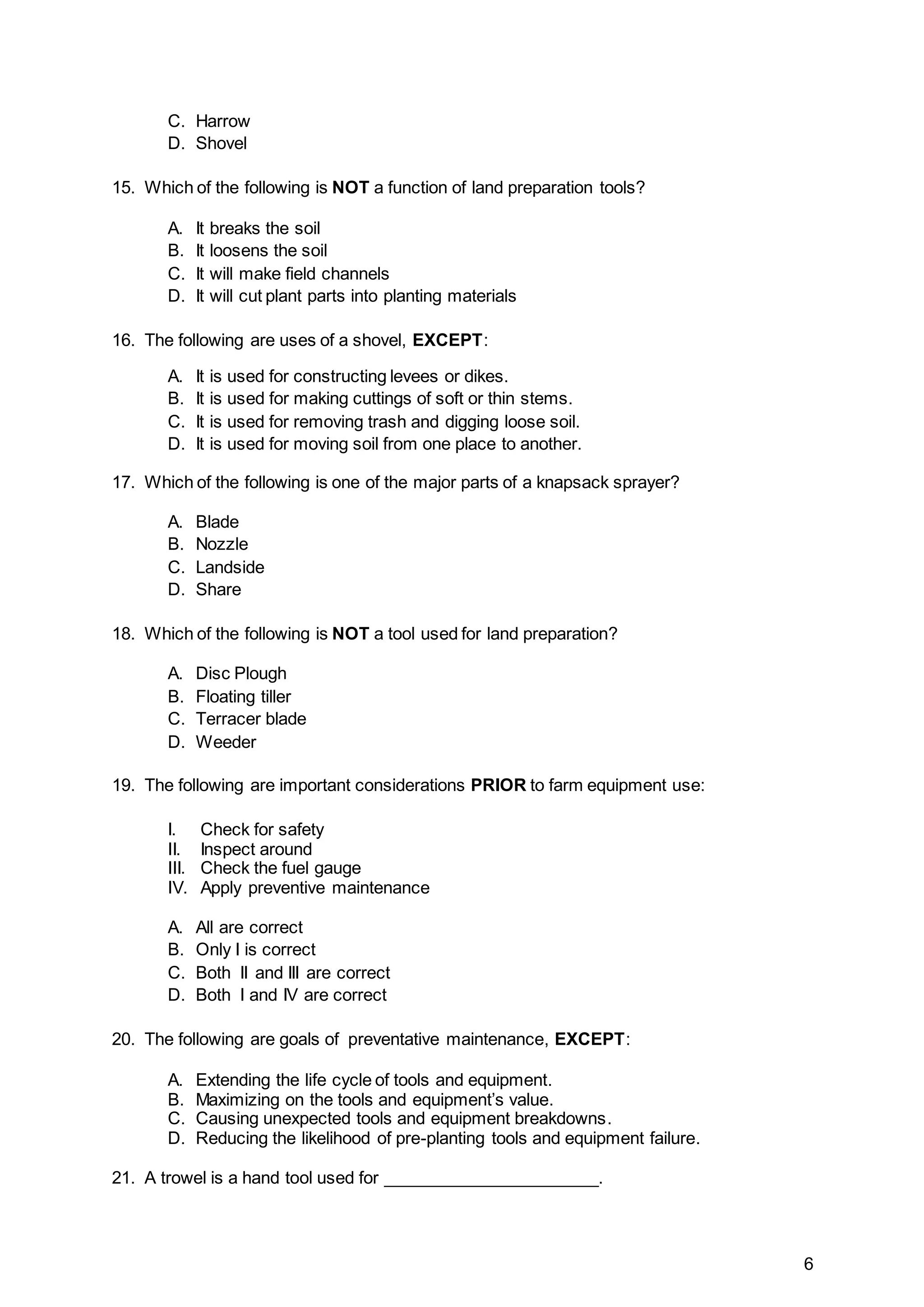 Self-Directed Learning Module in T.L.E. 10 (Agricultural Crops ...