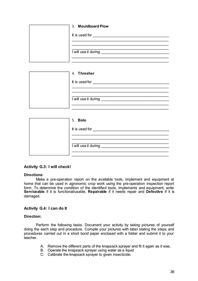 Self-Directed Learning Module in T.L.E. 10 (Agricultural Crops ...
