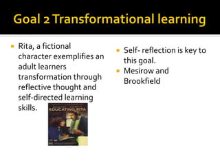Self Directed Learning Theory Presentation 3 | PPTX