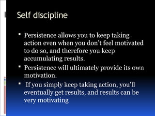 Self-Discipline and self organizing.pptx