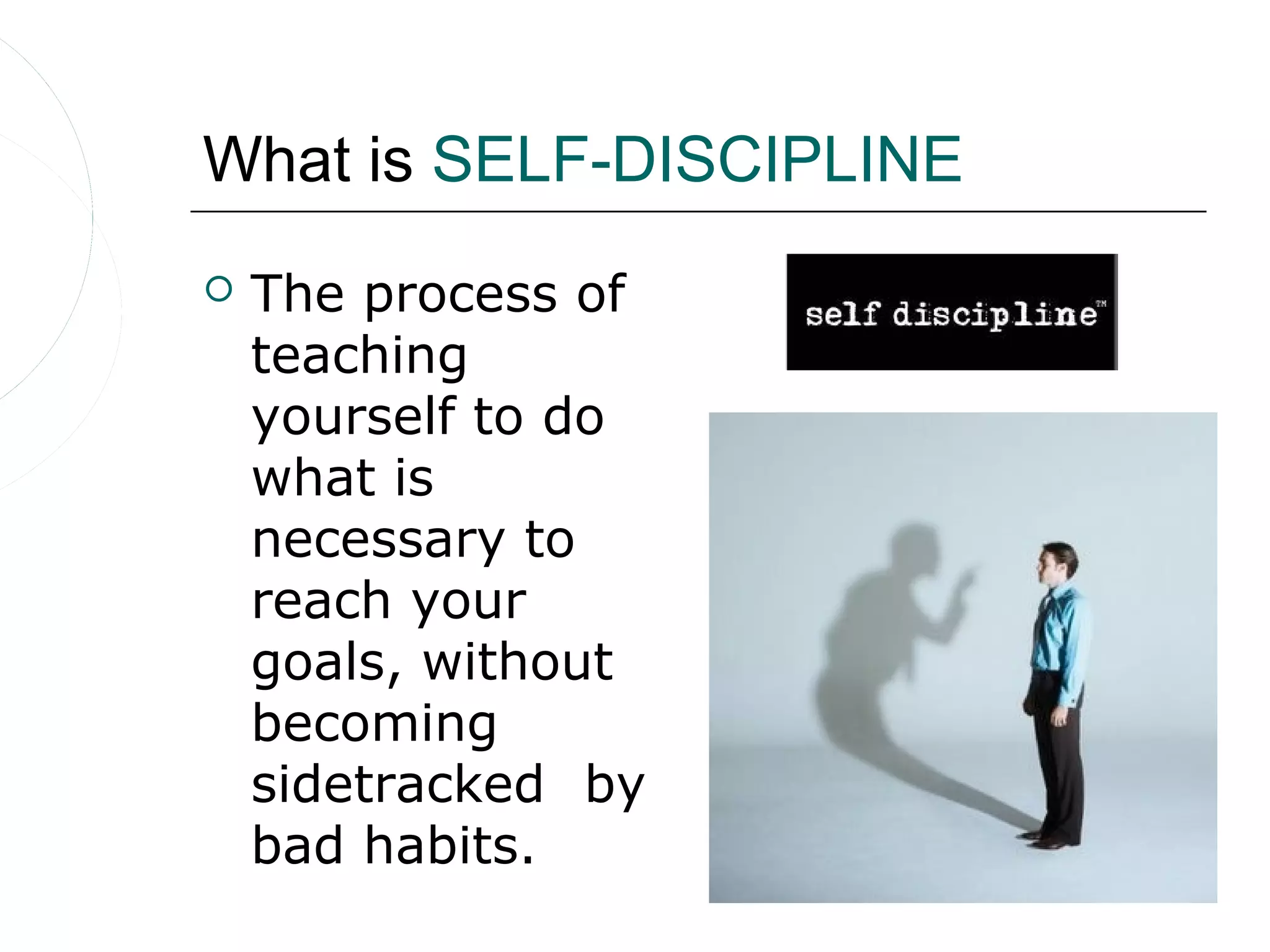 Self discipline bianca barba | PPT