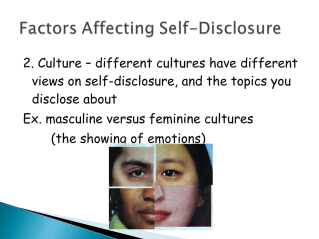 Self disclosure | PPT