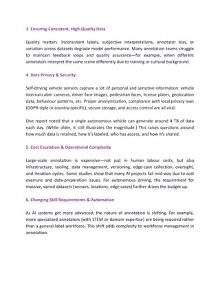 Self-Driving Cars - Powered With Data Annotation | PDF
