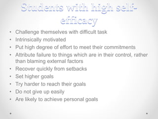 Self efficacy | PPT