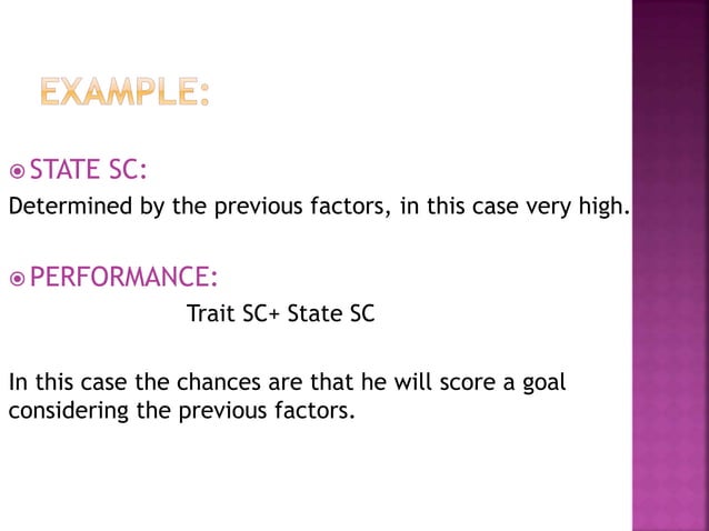 Self Efficacy and Sport Confidence | PPTX