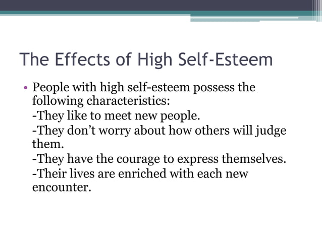 Self esteem | PPT