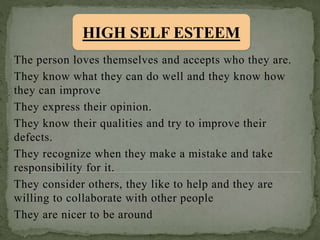 Self esteem | PPTX