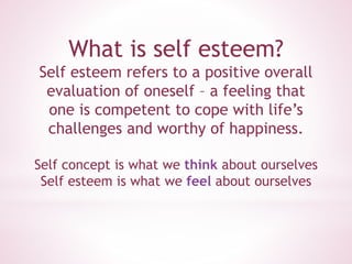 Self esteem | PPTX | Career Advice | Careers