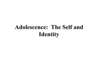 Self esteem | PPTX